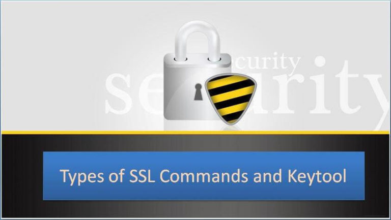 Various Types Of Openssl Commands And Keytool