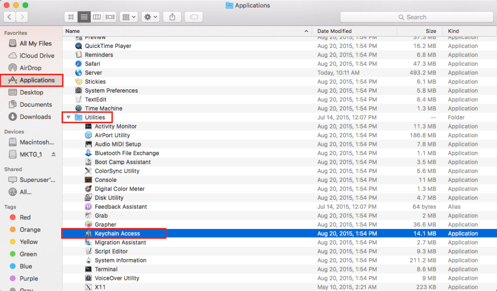 Create CSR and Install an SSL/TLS Certificate on Mac OS X El Capitan (v ...
