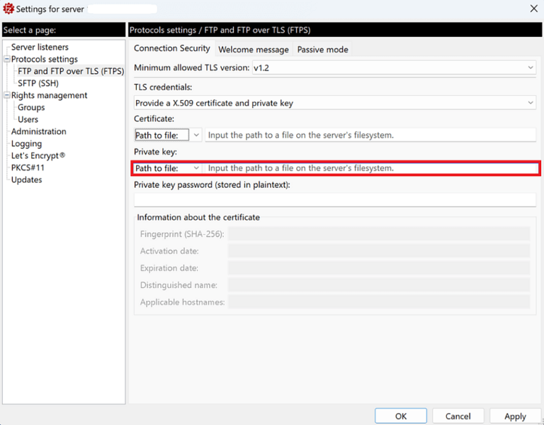 How To Install An Ssl Certificate On The Filezilla Server Cheap Ssl Security